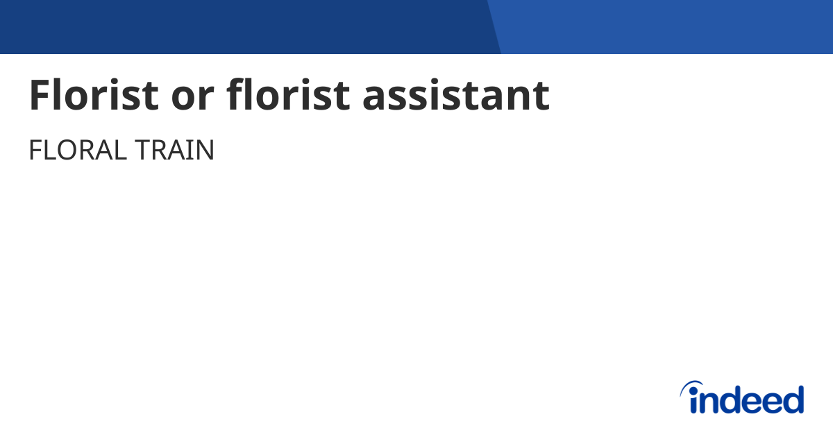 Florist or florist assistant - Singapore - Indeed.com