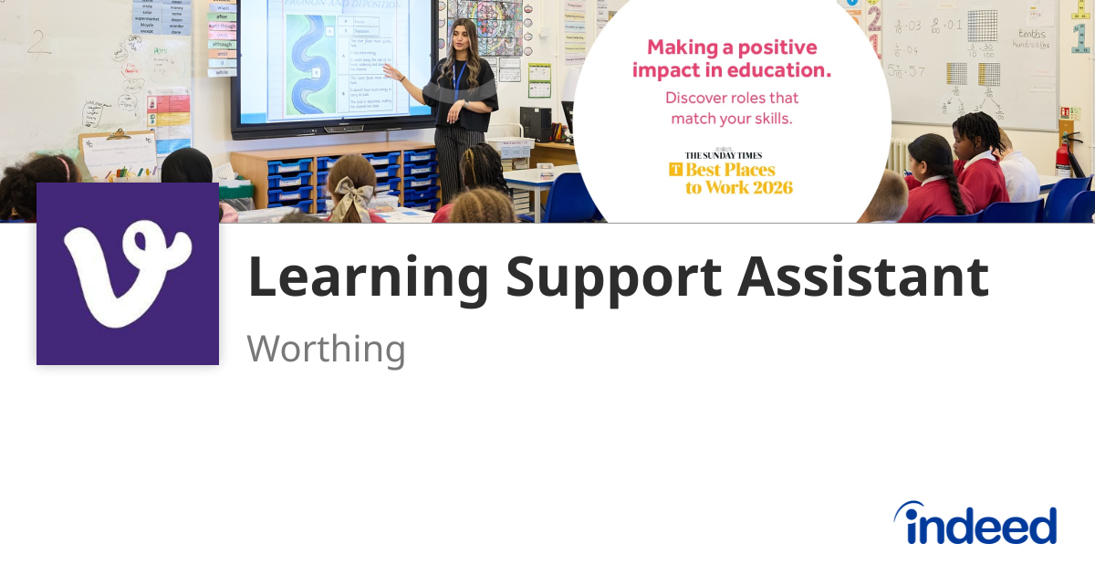 Learning Support Assistant - Worthing BN11 - Indeed.com