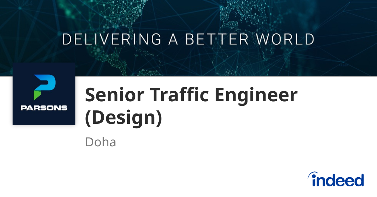 Senior Traffic Engineer (Design) - Doha - Indeed.com