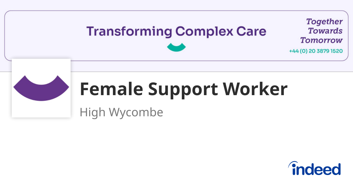 Female Support Worker - High Wycombe - Indeed.com