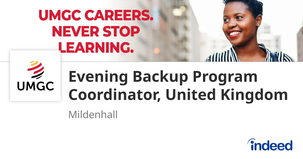 Evening Backup Program Coordinator, United Kingdom - Mildenhall ...