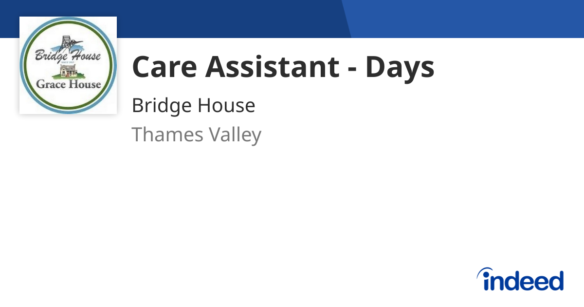 Care Assistant - Days - Thames Valley - Indeed.com