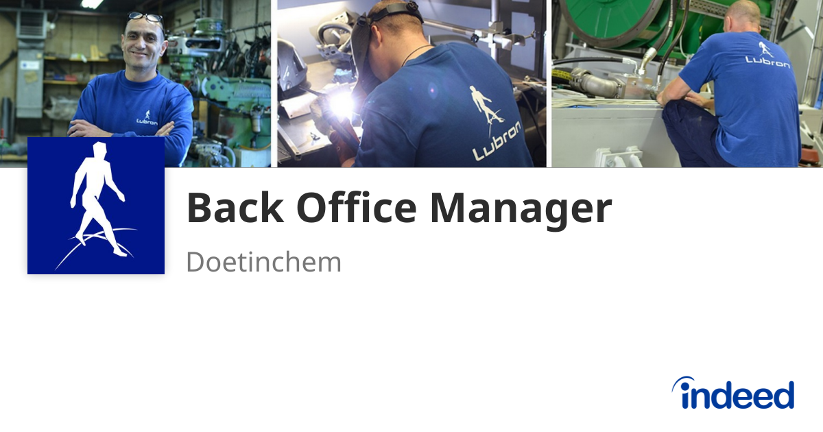 Back Office Manager - 7001 Doetinchem - Indeed.com
