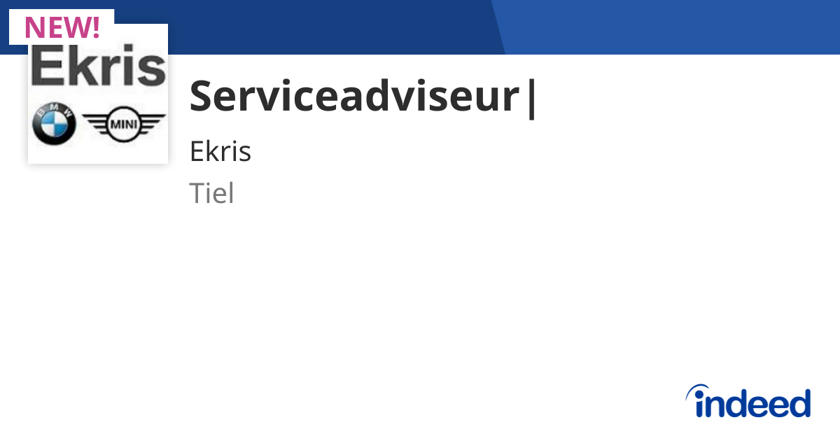 Serviceadviseur| - 4000 Tiel - Indeed.com