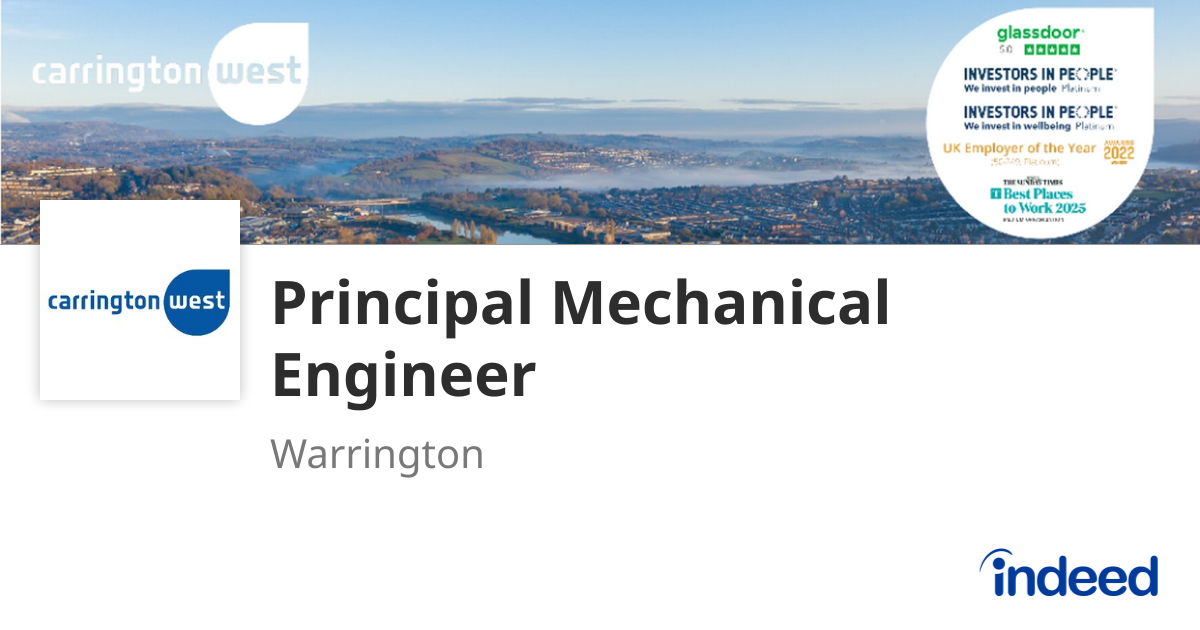 Principal Mechanical Engineer - Warrington - Indeed.com