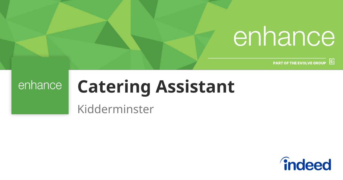 Catering Assistant - Kidderminster DY10 - Indeed.com