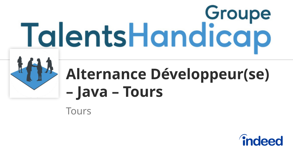 Alternance Développeur(se) – Java – Tours - 37000 Tours - Indeed.com