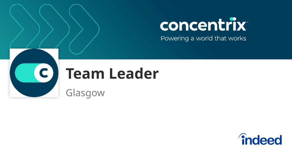 Team Leader - Glasgow G2 6AE - Indeed.com