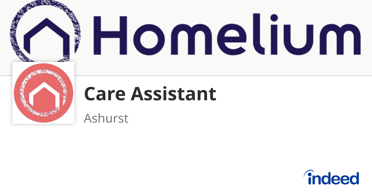 Care Assistant - Ashurst - Indeed.com