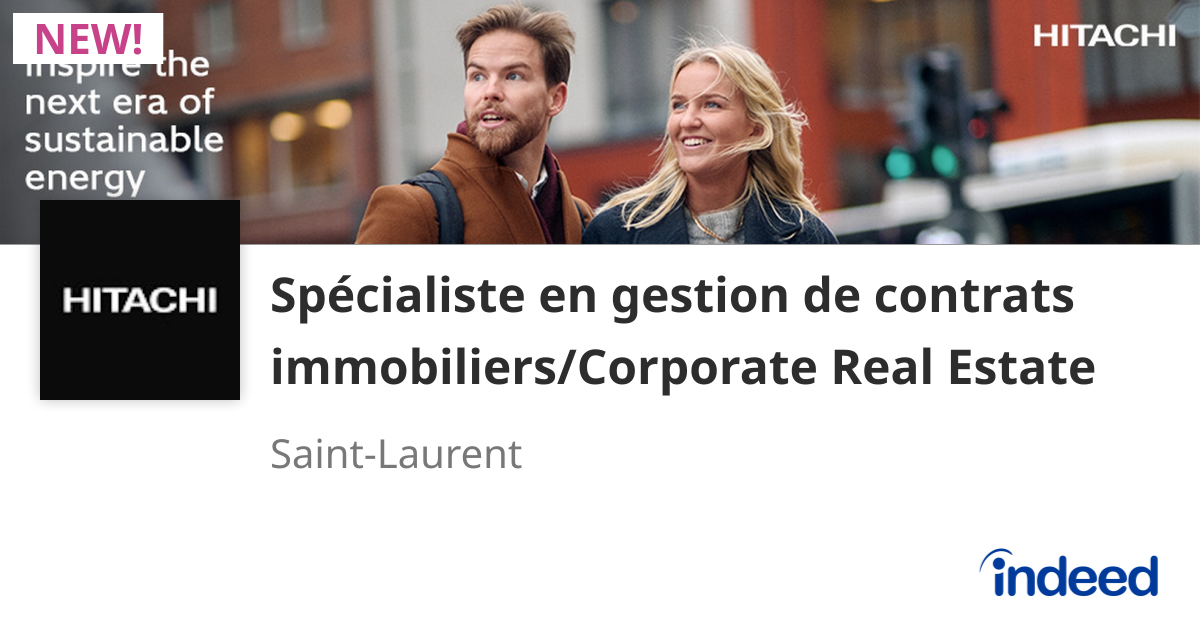 Spécialiste en gestion de contrats immobiliers/Corporate Real Estate ...