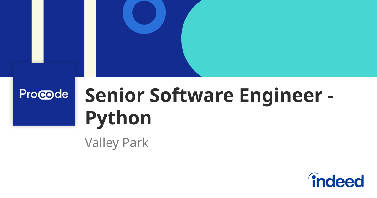 Senior Software Engineer - Python - Valley Park SO53 3QB - Indeed.com