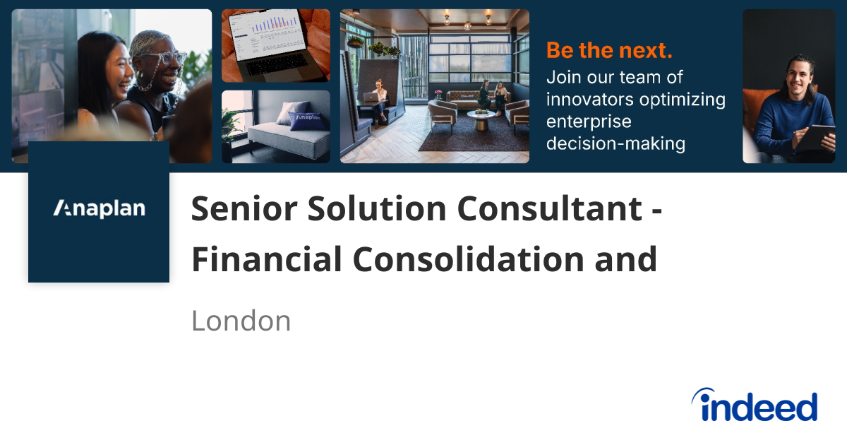 Senior Solution Consultant - Financial Consolidation and Reporting ...