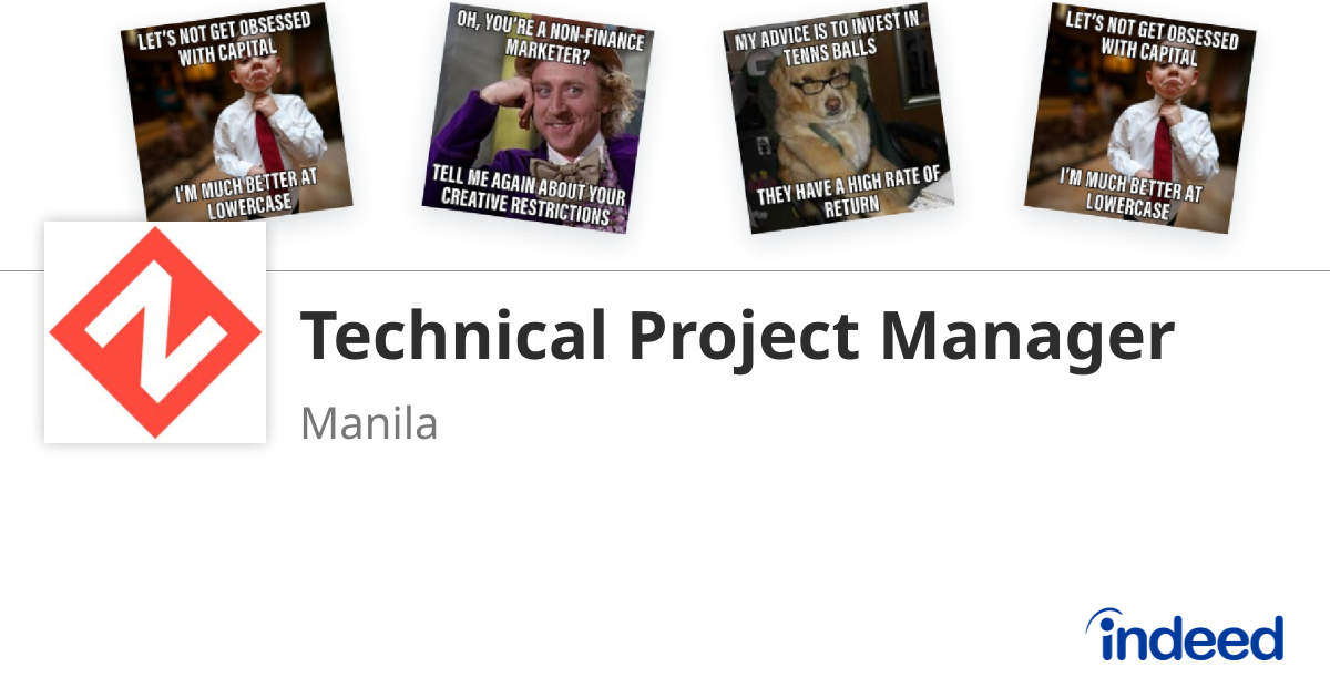 Technical Project Manager - Manila - Indeed.com