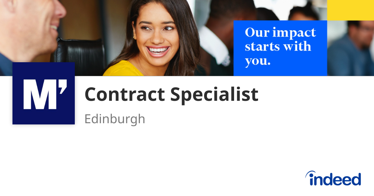 Contract Specialist - Edinburgh EH3 8RD - Indeed.com