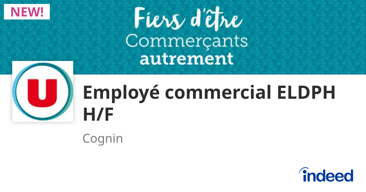Employé commercial ELDPH H/F - 73160 Cognin - Indeed.com