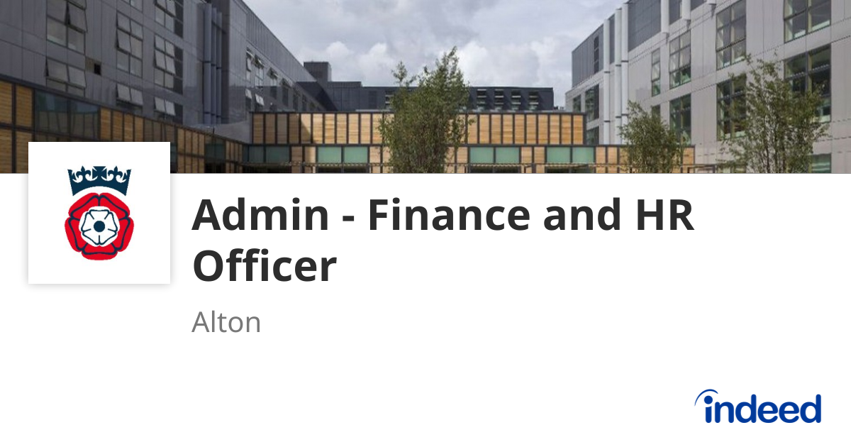 Admin - Finance and HR Officer - Alton GU34 1SG - Indeed.com