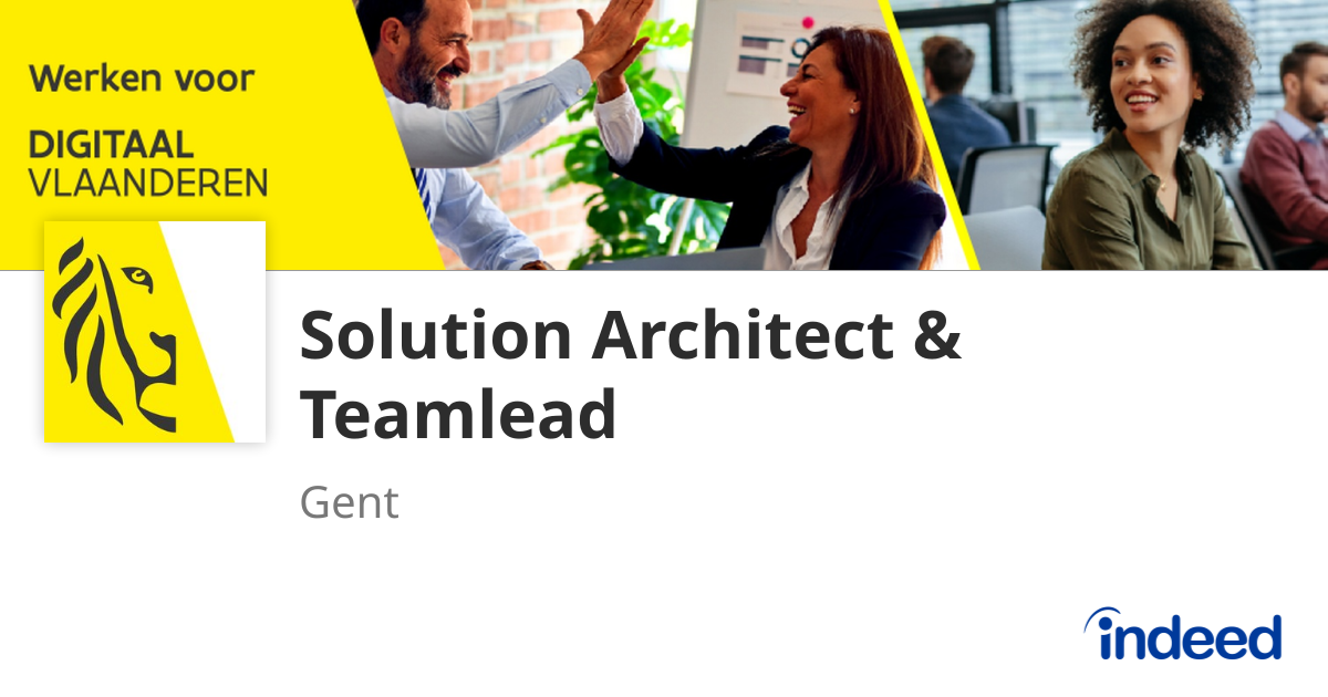 Solution Architect & Teamlead - 9000 Gent - Indeed.com