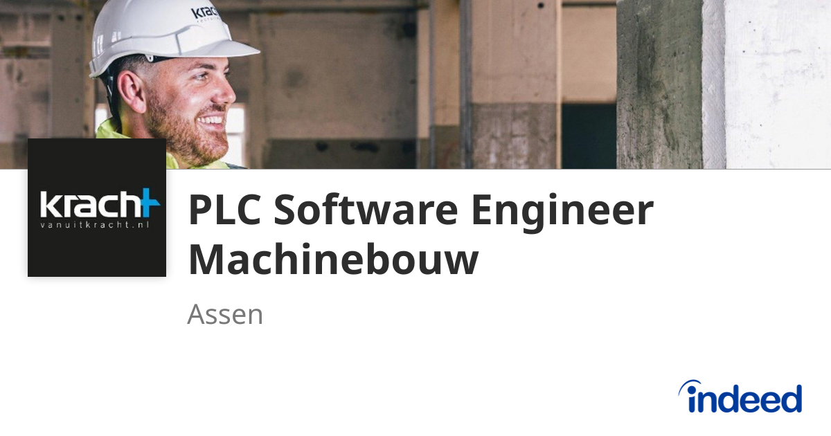PLC Software Engineer Machinebouw - 9403 Assen - Indeed.com