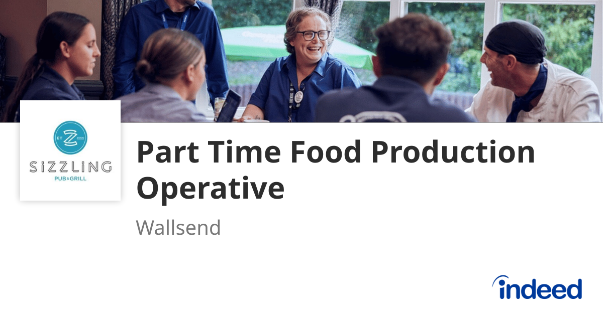 Part Time Food Production Operative - Wallsend NE28 8QS - Indeed.com