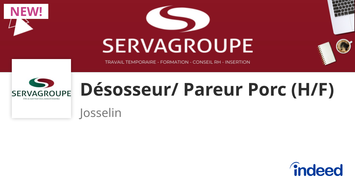 Désosseur/ Pareur Porc (H/F) - 56120 Josselin - Indeed.com