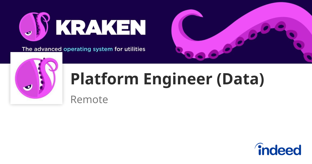Platform Engineer (Data) - Remote - Indeed.com