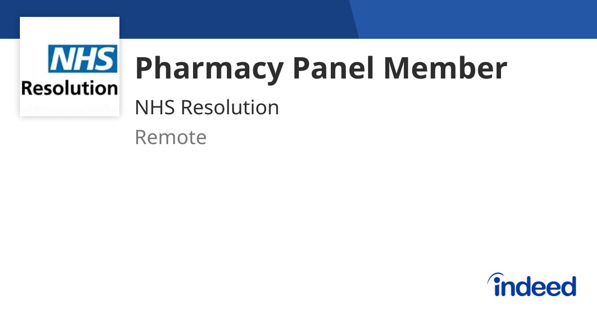 Pharmacy Panel Member - Remote - Indeed.com