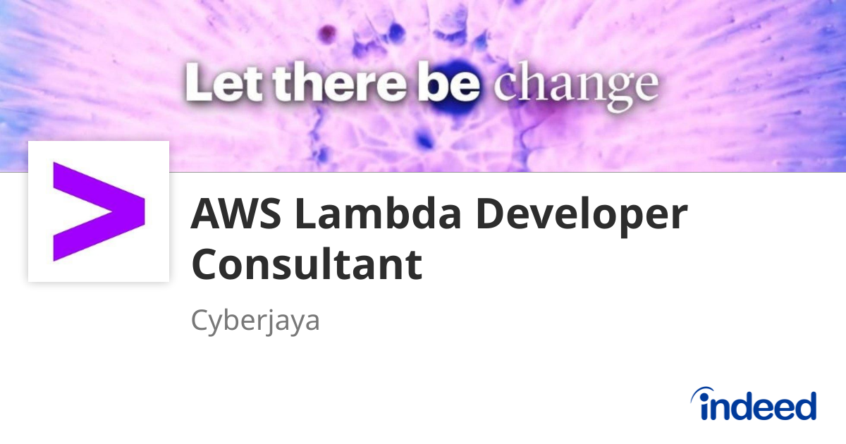 AWS Lambda Developer Consultant - Cyberjaya - Indeed.com