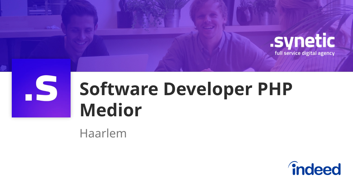 Software Developer PHP Medior - Haarlem - Indeed.com
