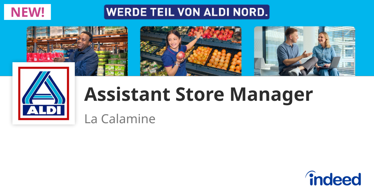 Assistant Store Manager - 4720 La Calamine - Indeed.com