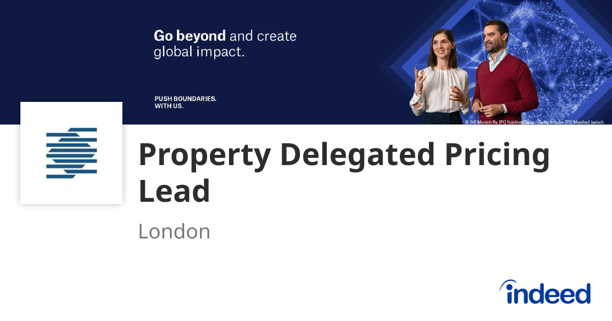 Property Delegated Pricing Lead - London - Indeed.com