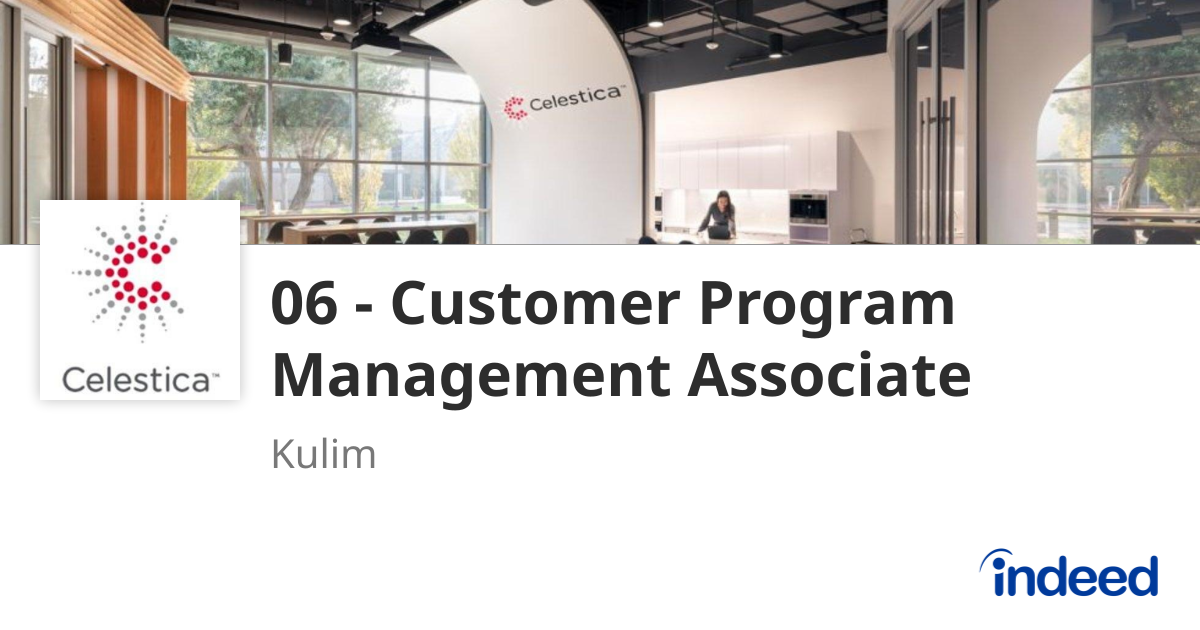 Customer Program Management Specialist 1 - Kulim - Indeed.com