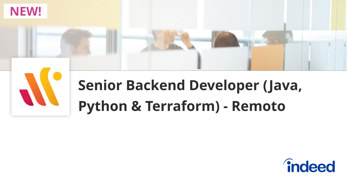 Senior Backend Developer (Java, Python & Terraform) - Remoto - España - Indeed.com