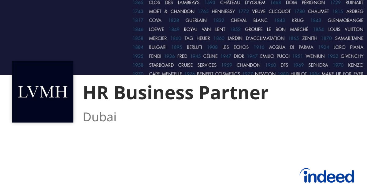 HR Business Partner - Dubai - Indeed.com