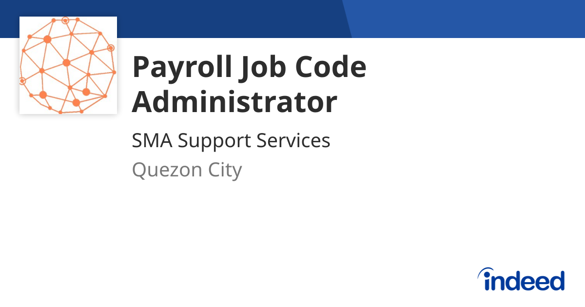 Payroll Job Code Administrator - Quezon City - Indeed.com