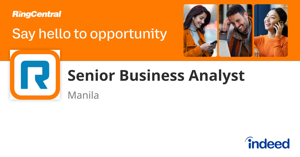 Senior Business Analyst - Manila - Indeed.com