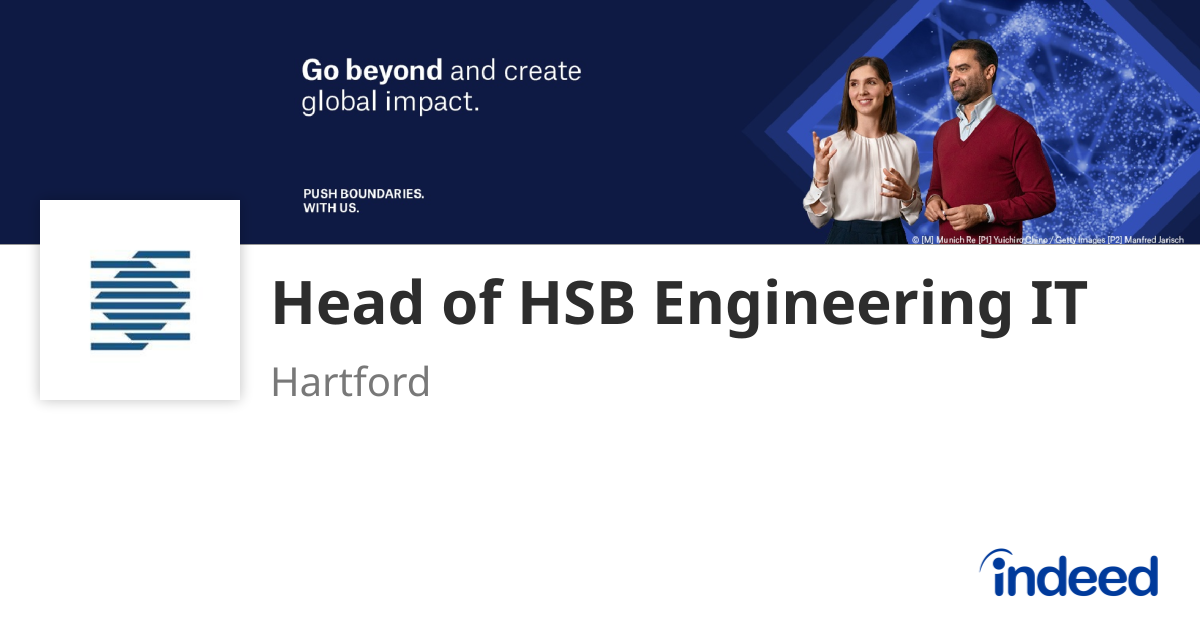 Head of HSB Engineering IT - Hartford, CT - Indeed.com