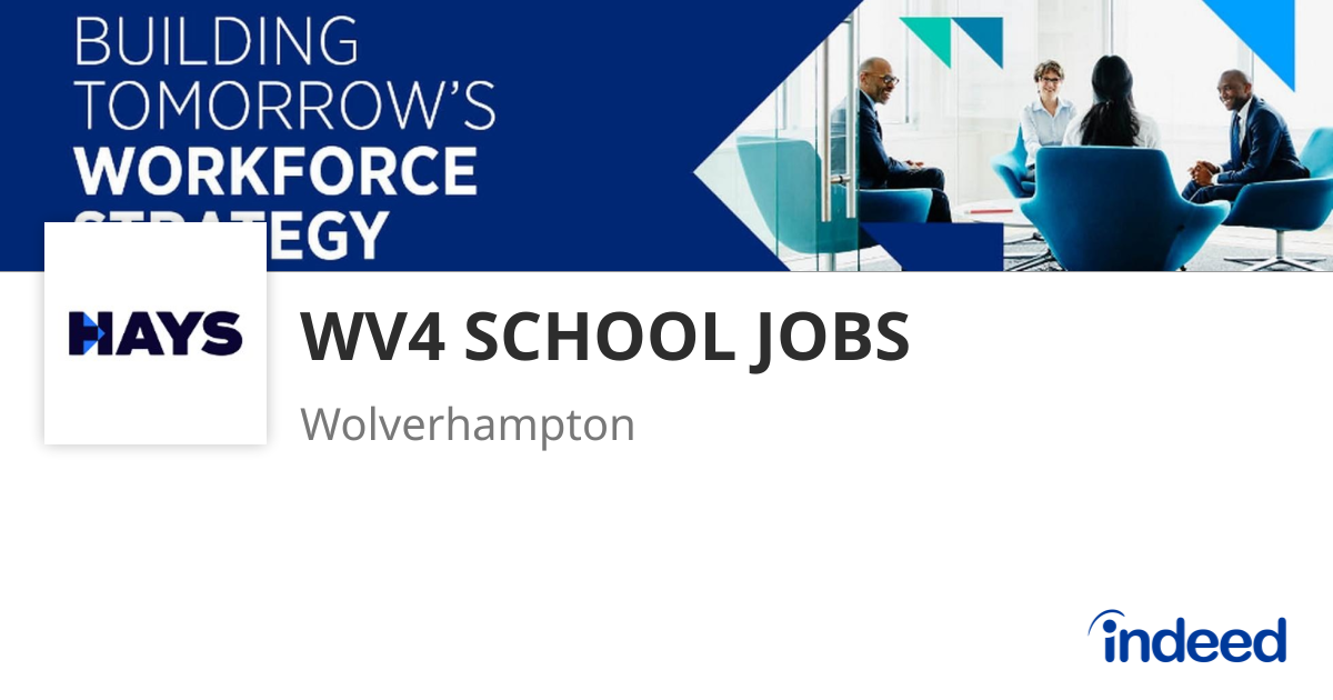 WV4 SCHOOL JOBS - Wolverhampton WV4 4NG - Indeed.com