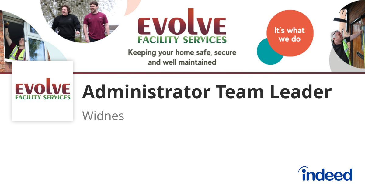 Administrator Team Leader - Widnes WA8 - Indeed.com