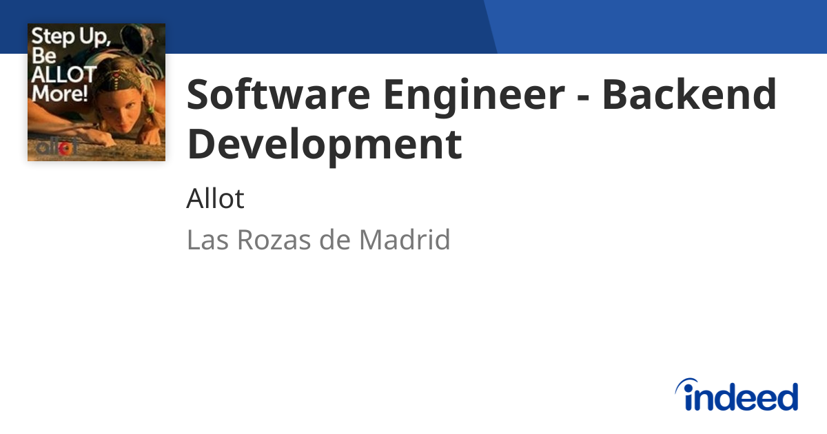 Software Engineer - Backend Development - 28232 Las Rozas de Madrid, Madrid provincia - Indeed.com