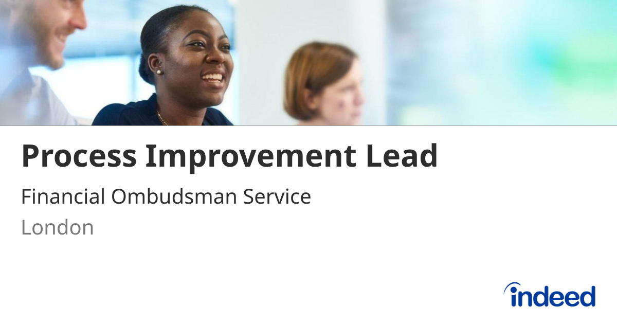 Process Improvement Lead - London - Indeed.com