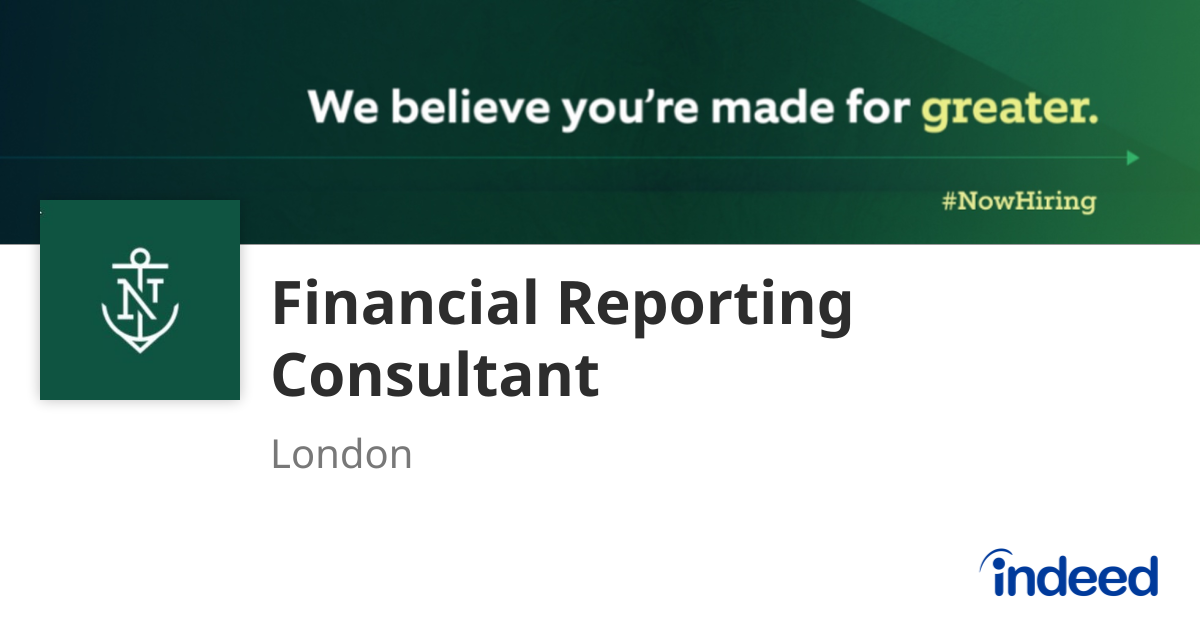 Financial Reporting Consultant - London - Indeed.com