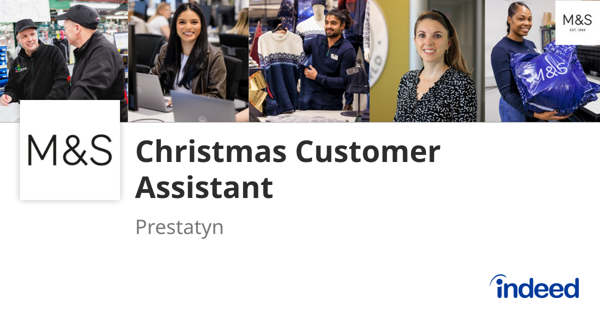 Christmas Customer Assistant - Prestatyn LL19 9LR - Indeed.com