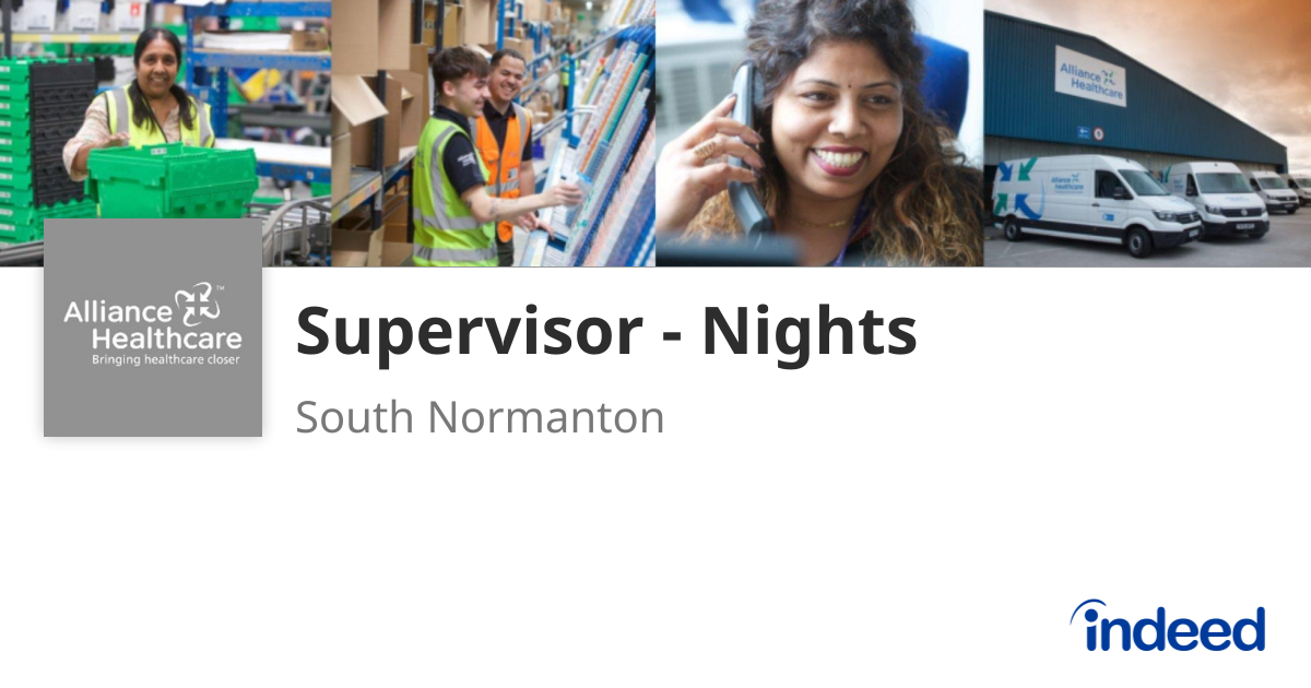 Supervisor - Nights - South Normanton DE55 2JX - Indeed.com