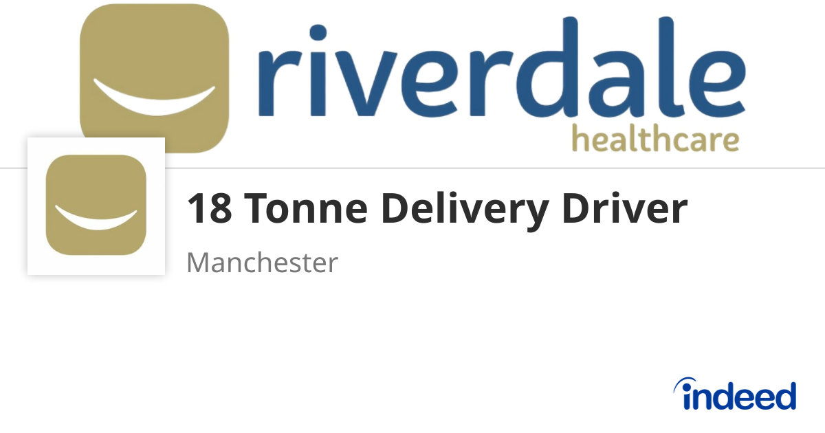 18 Tonne Delivery Driver - Manchester M40 8WT - Indeed.com