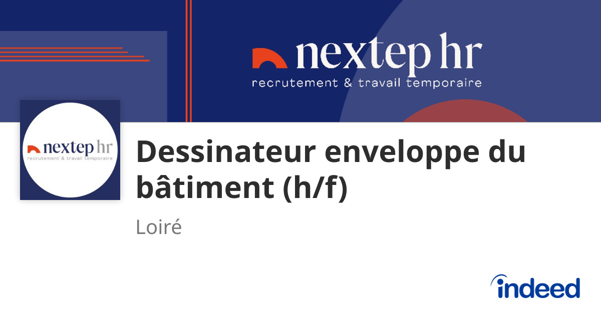 Dessinateur enveloppe du bâtiment (h/f) - Loiré (49) - Indeed.com