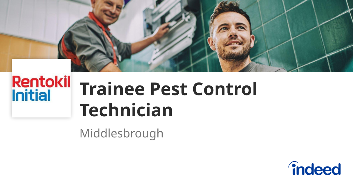 Trainee Pest Control Technician - Middlesbrough - Indeed.com
