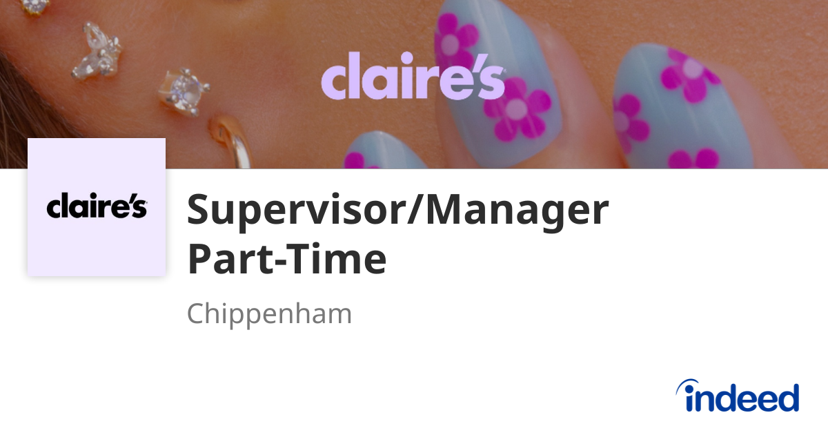 Supervisor/Manager Part-Time - Chippenham - Indeed.com