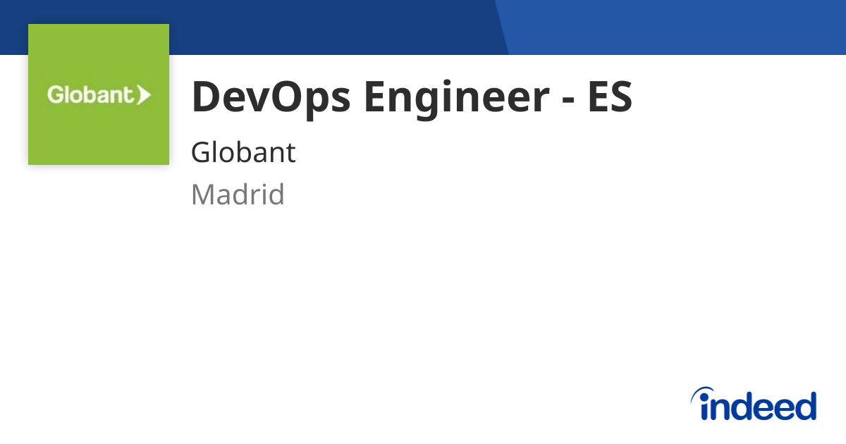 DevOps Engineer - ES - Madrid, Madrid provincia - Indeed.com