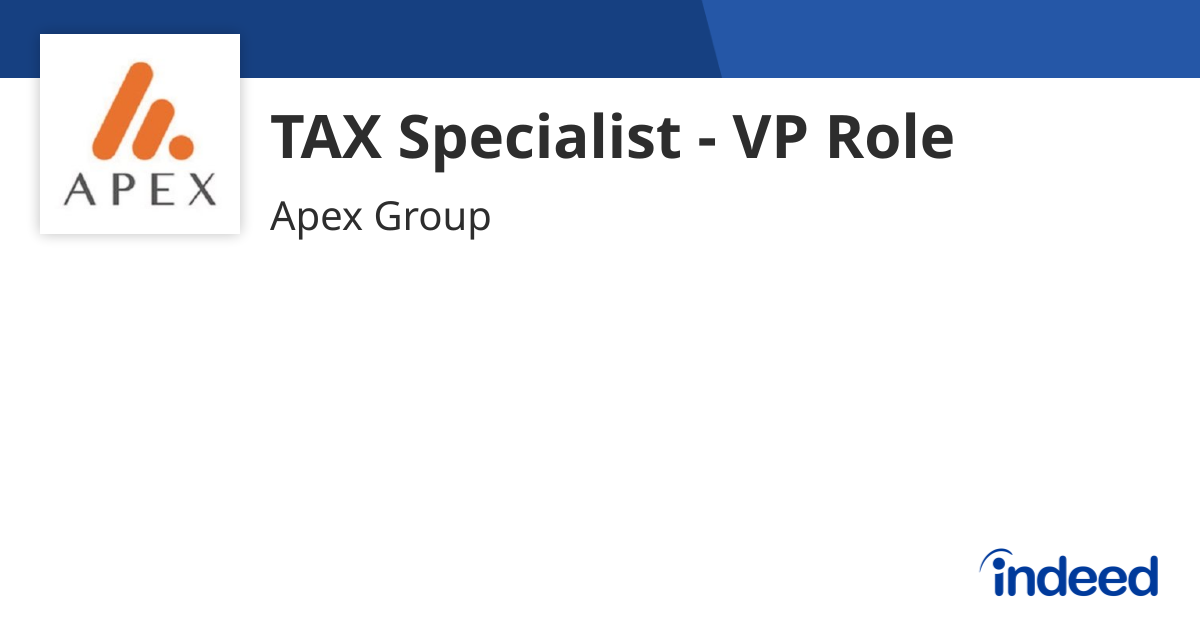 TAX Specialist - VP Role - Pune, Maharashtra - Indeed.com