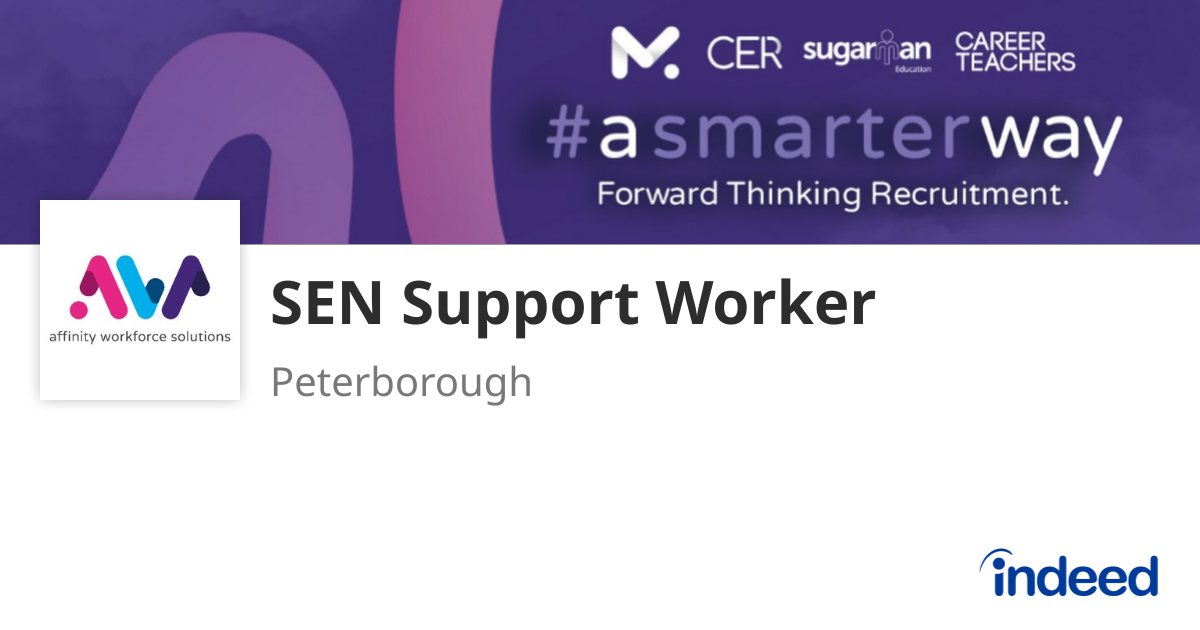 SEN Support Worker - Peterborough - Indeed.com